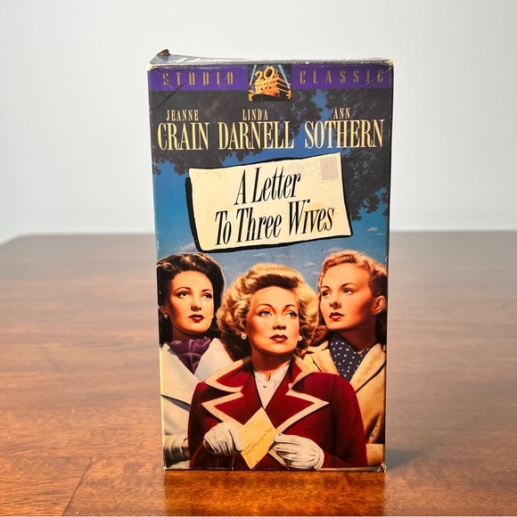 Media | A Letter To Three Wives Vhs Jeane Crain Linda Darnell Good ...